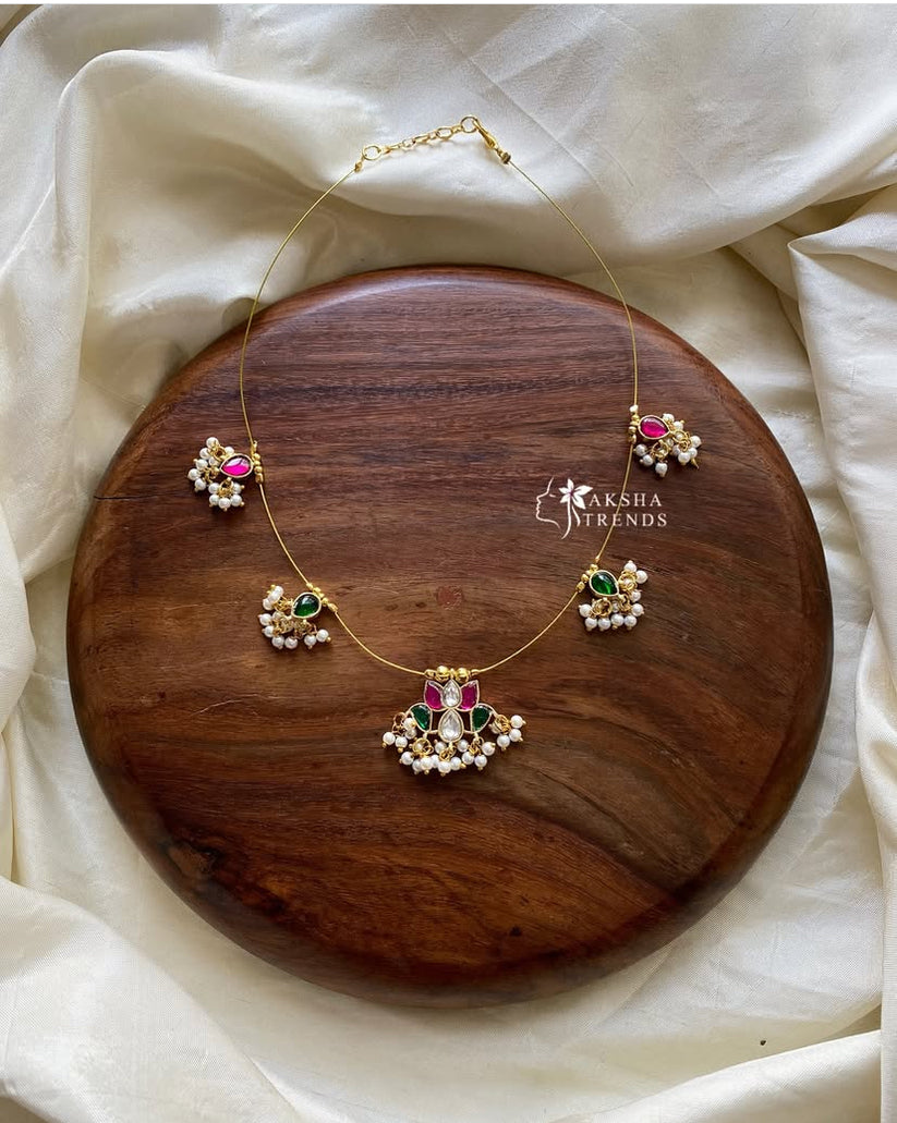 Invisible Necklace -real kemp – Aksha Trends